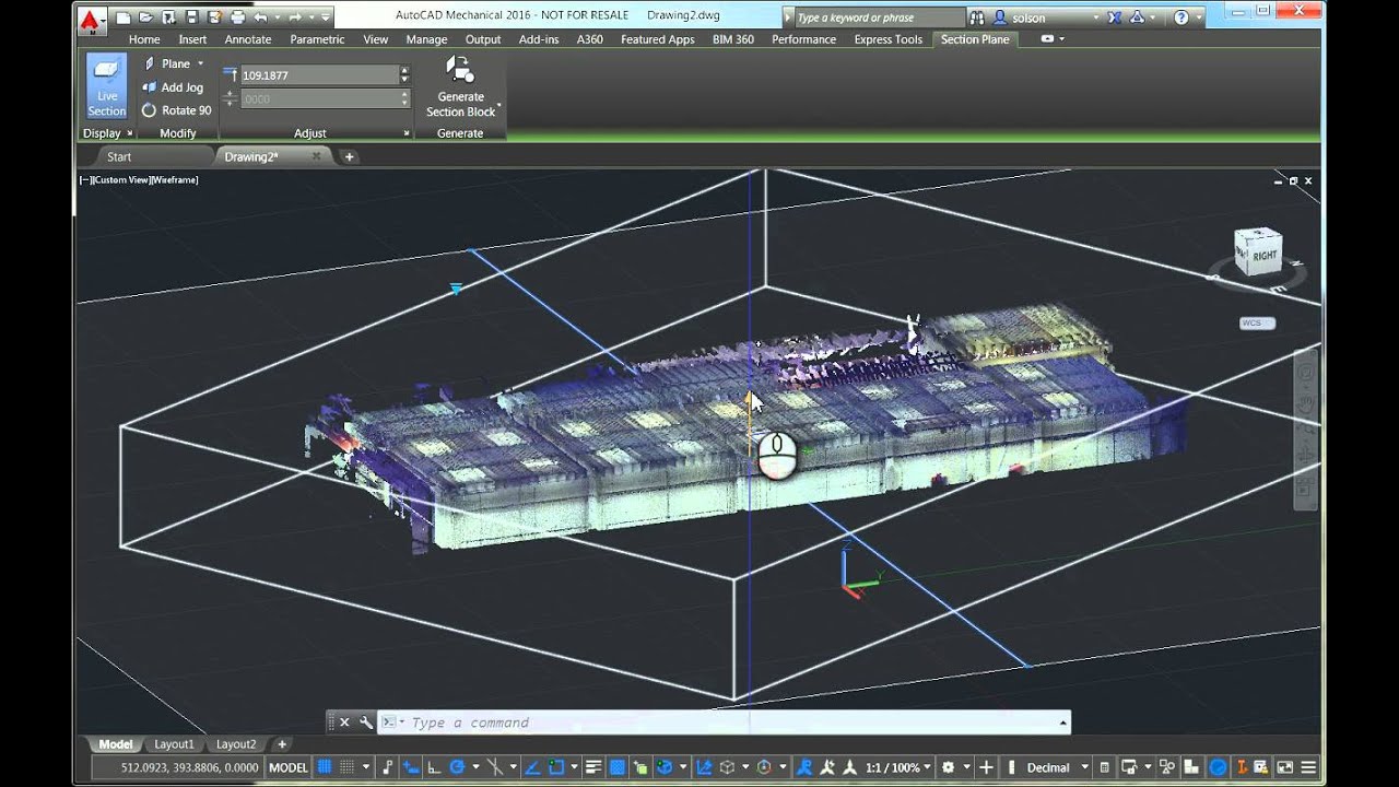 Working With Point Clouds In Autocad Youtube