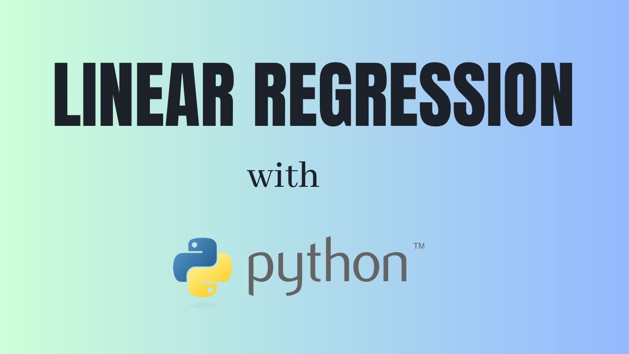 Simple Linear Regression Using Python Youtube