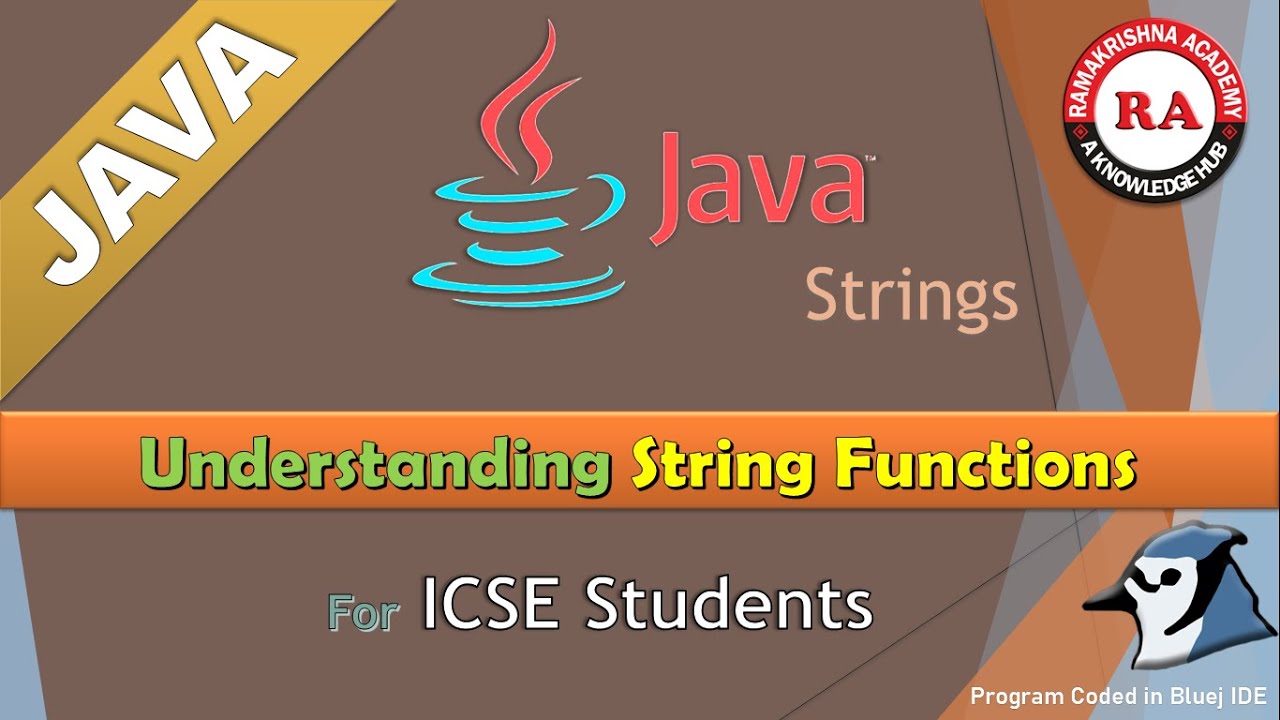 Useful String Functions In Java Youtube