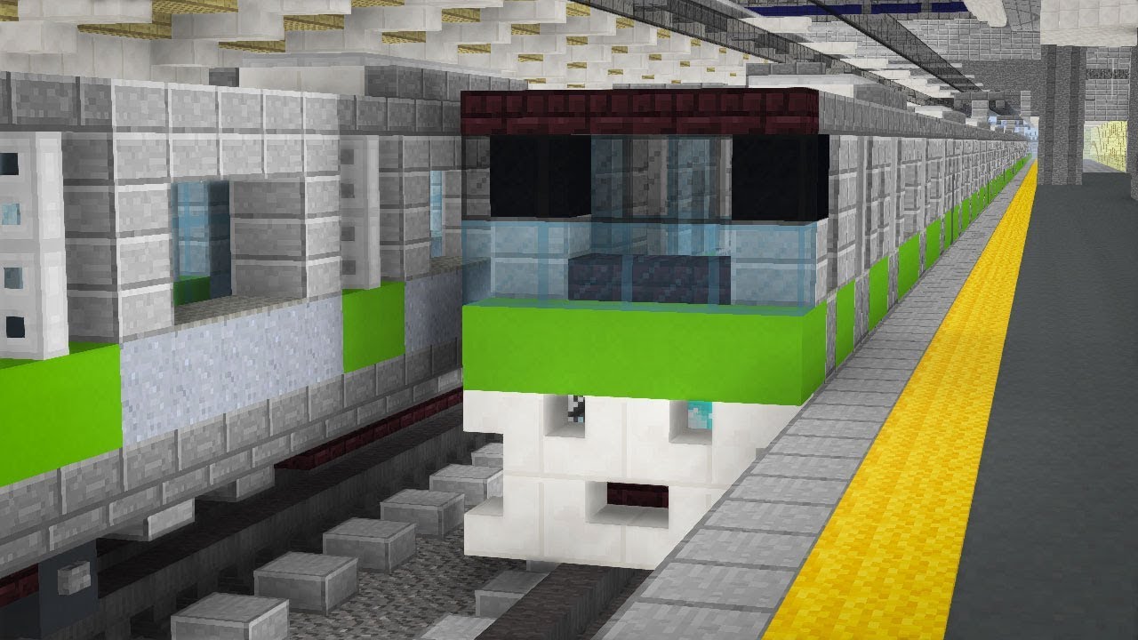 Minecraft Japanese Railways Trains Animated Youtube