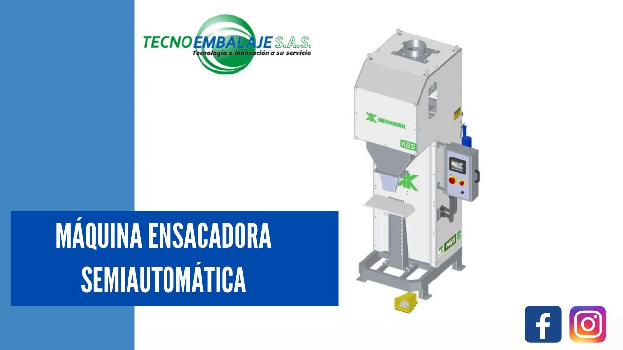Ensacadora Semiautomática Indumak Tecnoembalaje Youtube