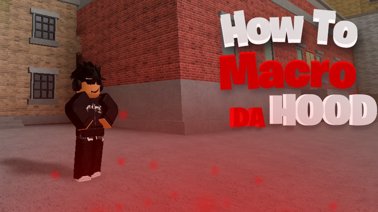 How To Macro In Da Hood Easy Roblox Youtube