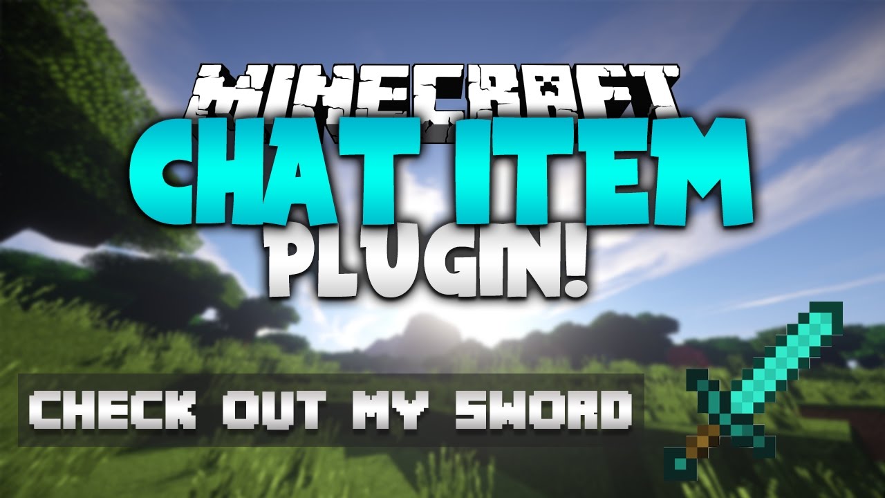 Chat Item Minecraft Plugin Tutorial Youtube