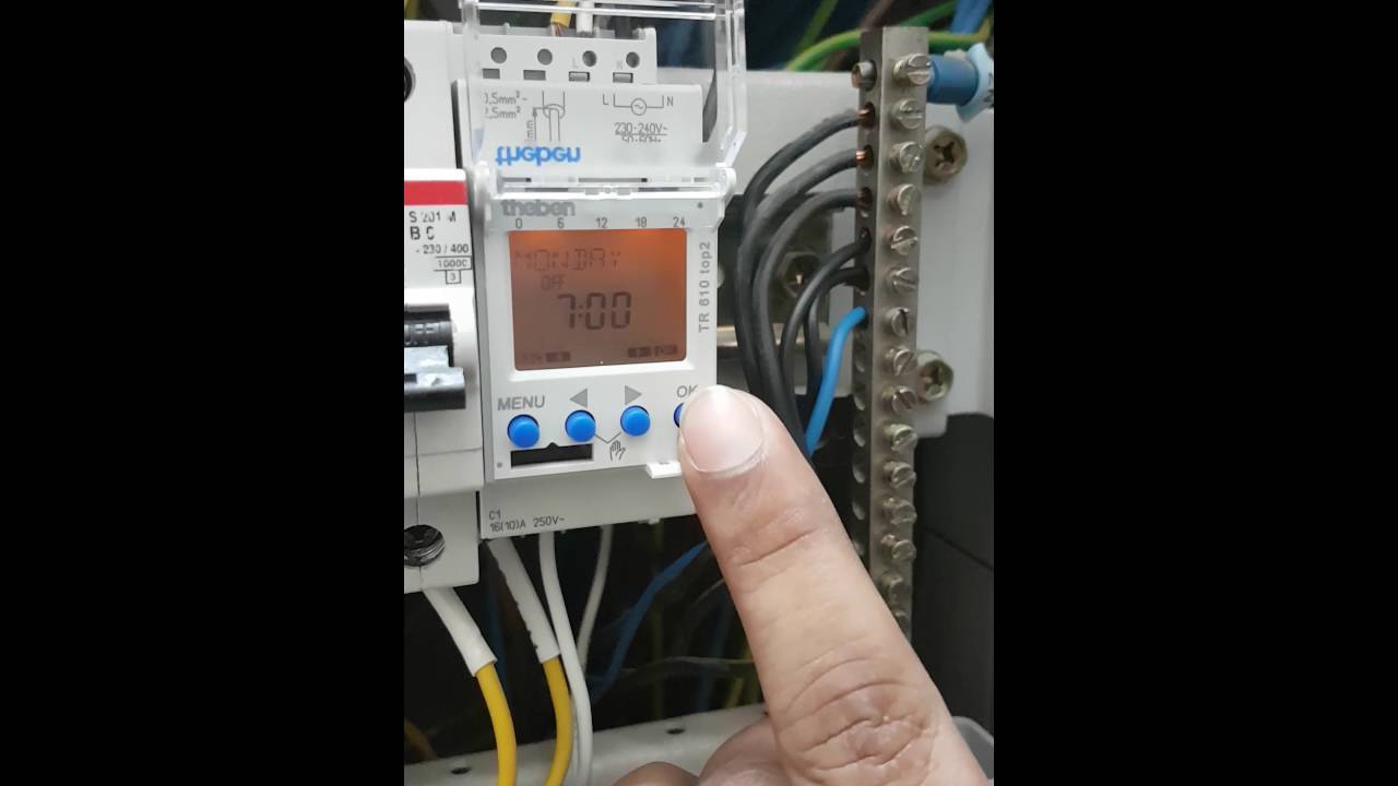 Digital Timer Timing Set Up Youtube