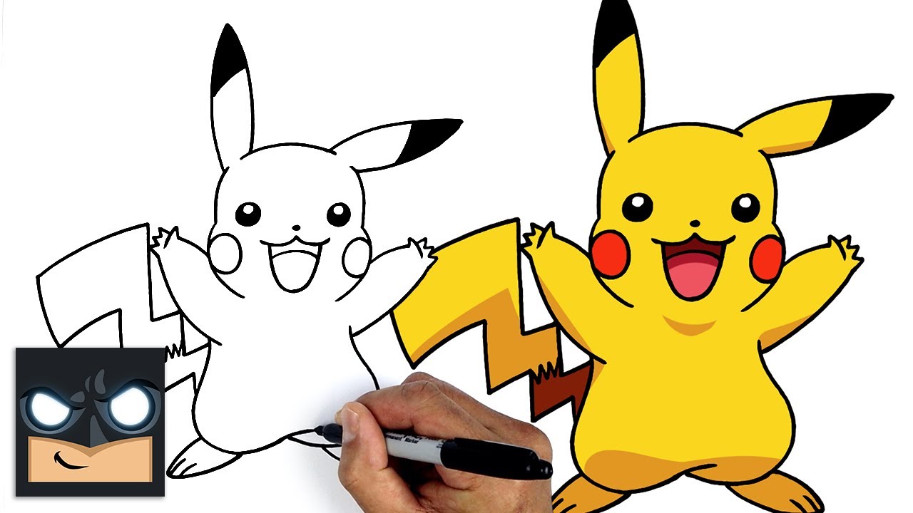 How To Draw Pikachu Youtube Studio Art Tutorial Youtube