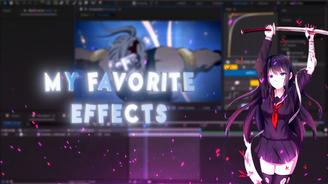 My Favorite Effects After Effects Amv Tutorial Part 1 Youtube