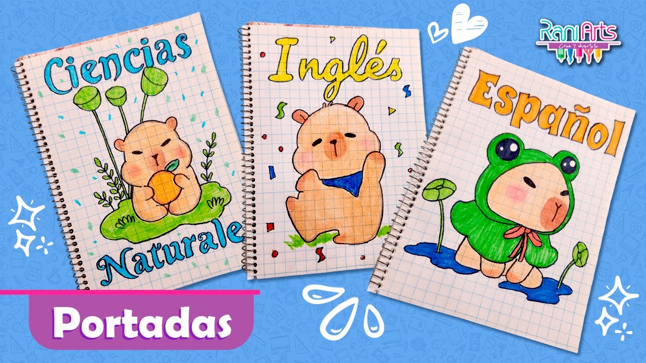 Portadas Lindas Y Faciles Para Cuadernos De Actividades Gratis