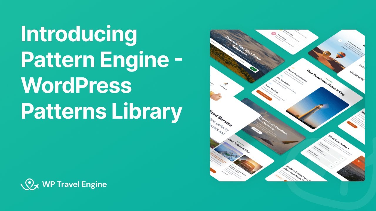 Pattern Engine Wordpress Patterns Library Wp Travel Engine Tutorial