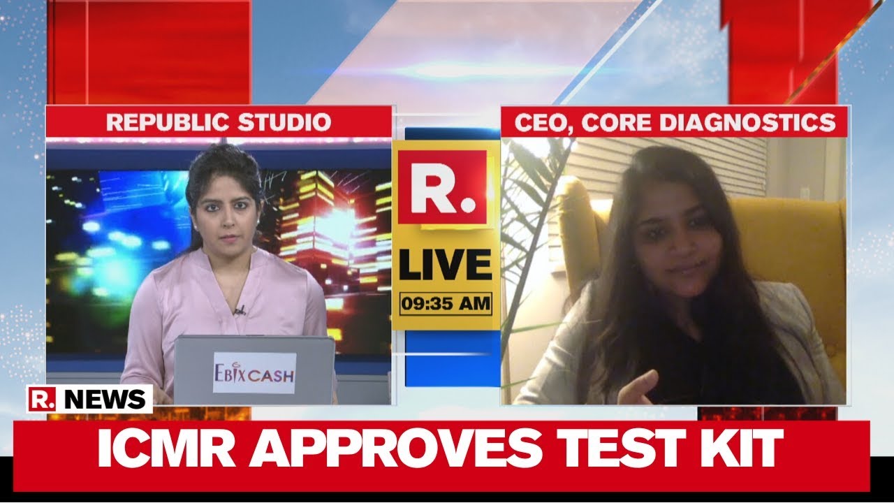 Ceo Of Core Diagnostic Speaks To Republic Tv As Icmr Gives Consent To
