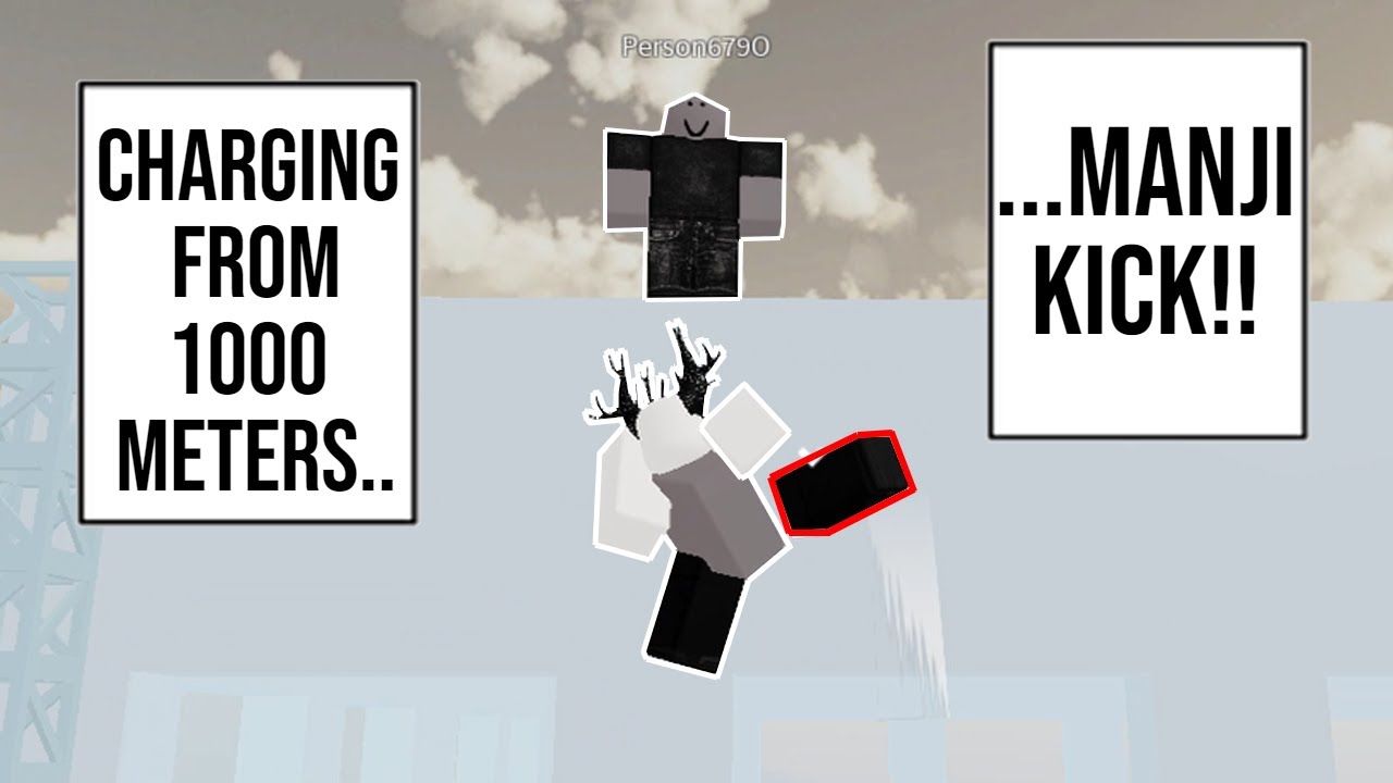 Highest Manji Kick In Jujutsu Shenanigans Roblox Youtube
