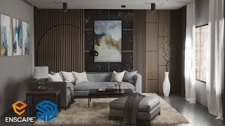 Enscape 3 4 Realistic Exterior Render Tutorial Ensca Doovi