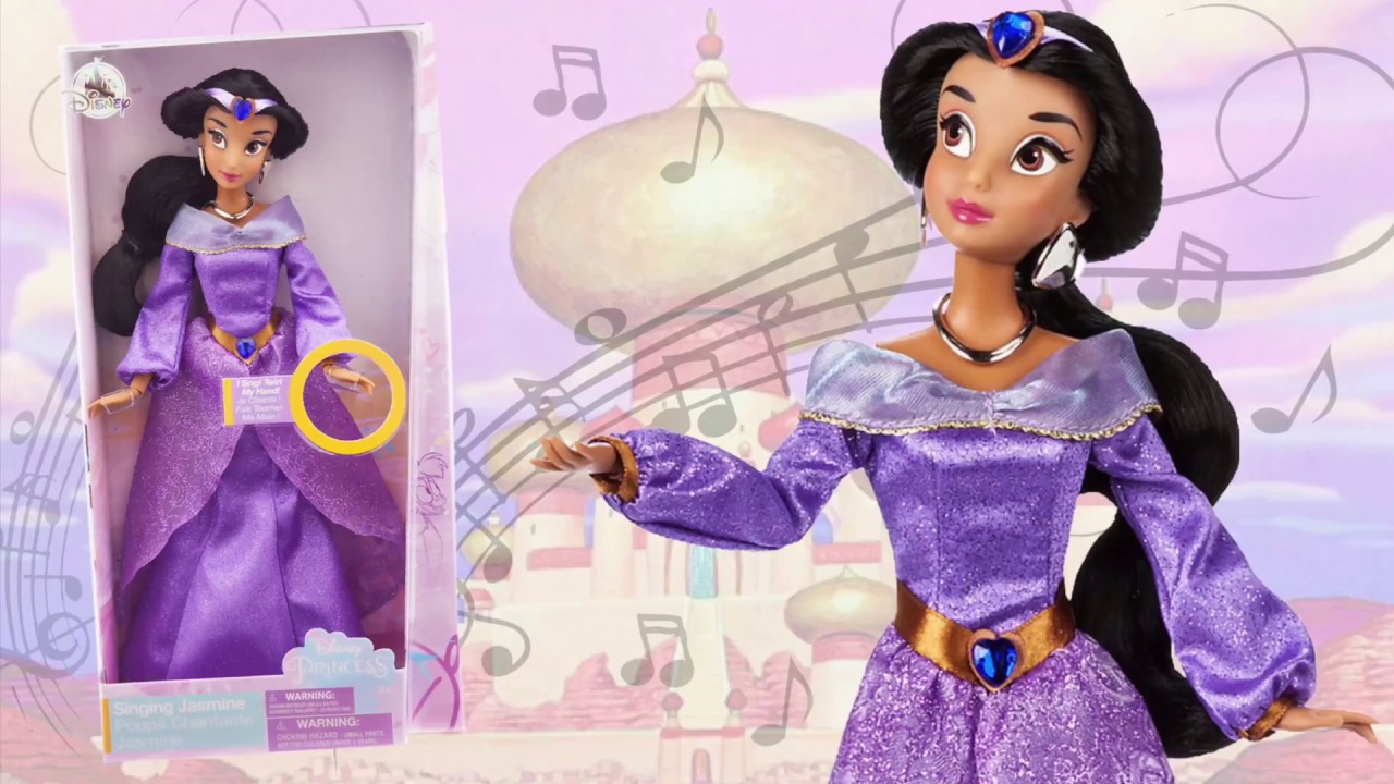 Disney Store Princess Jasmine Singing Doll Review Youtube