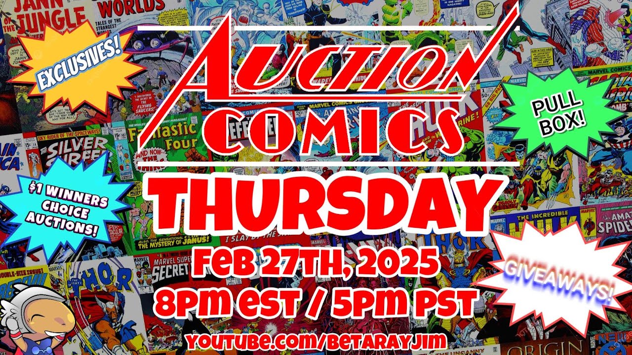 Auction Comics Thursday Youtube