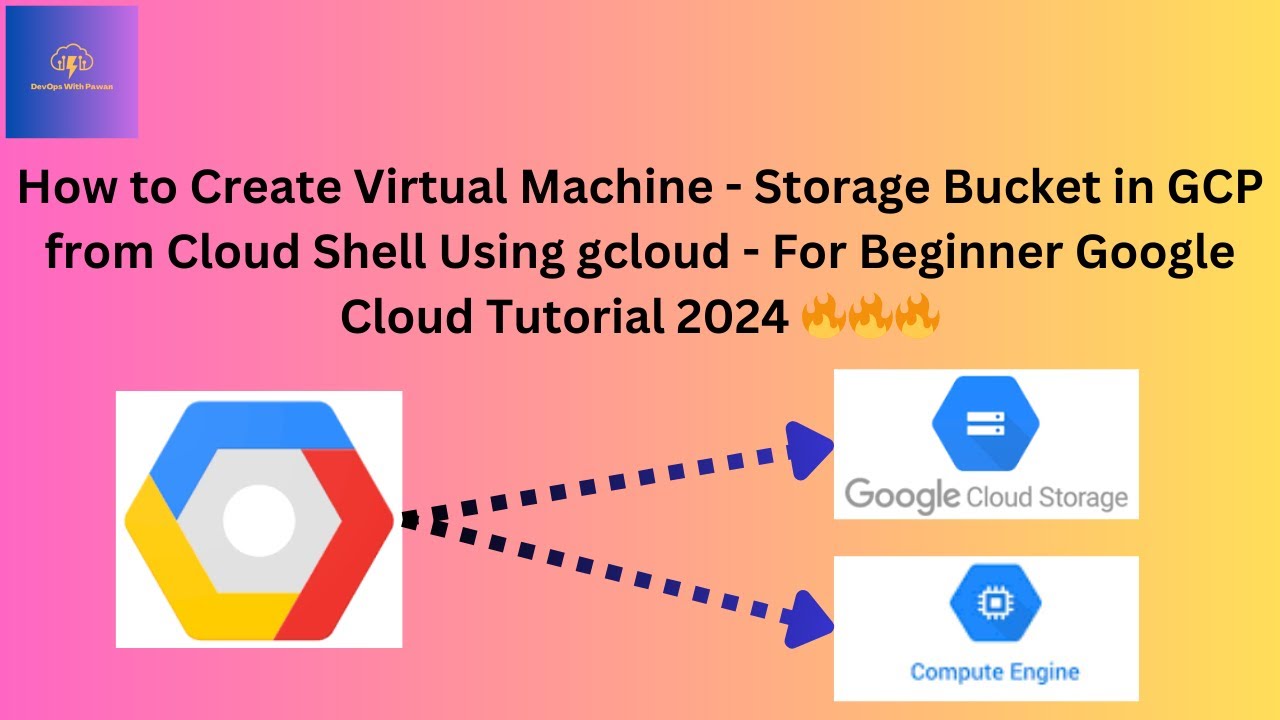 02 How To Create Virtual Machine Storage Bucket In Gcp From Cloud