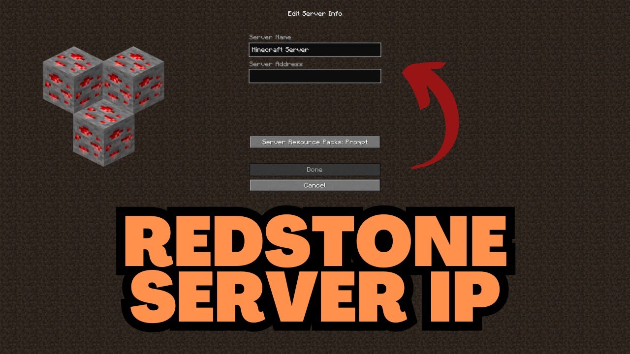 Minecraft Redstone Server Ip Address Youtube