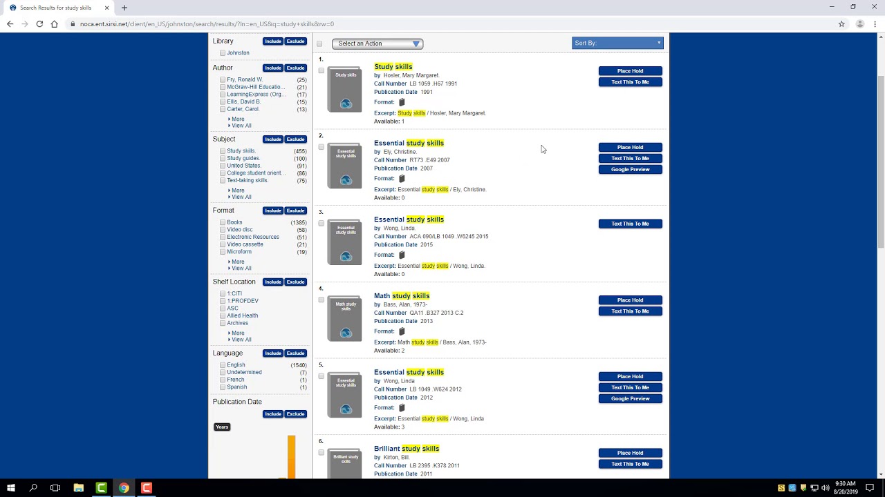 Library Catalog Demo Video Youtube