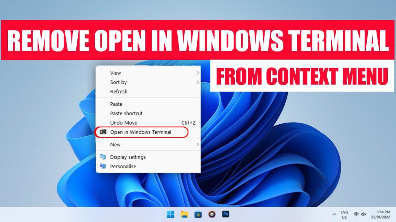 How To Remove Open In Windows Terminal From Context Menu In Windows 11 Eroppa