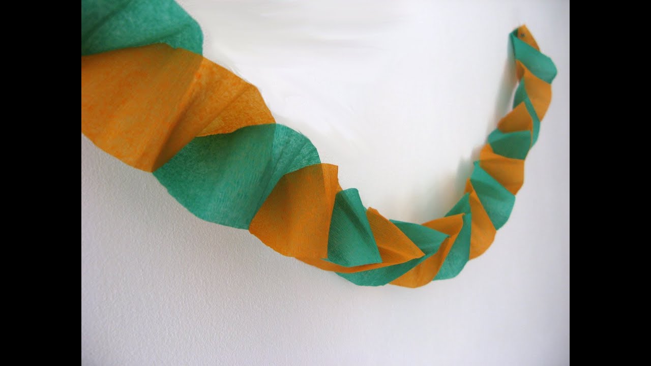 Cadenas De Papel Crepe Imagui