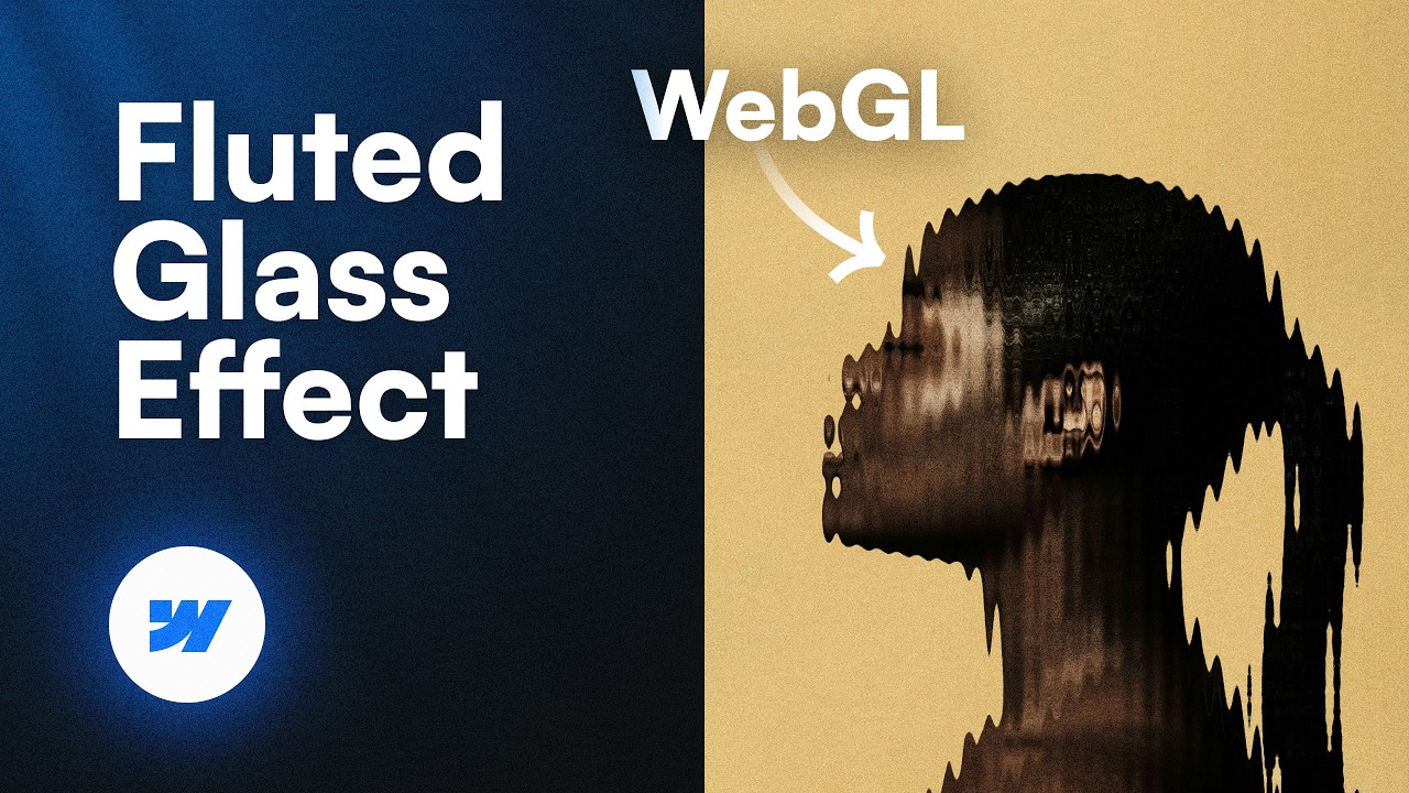 Fluted Glass Effect For Web With Custom Threejs Webgl Shader Youtube