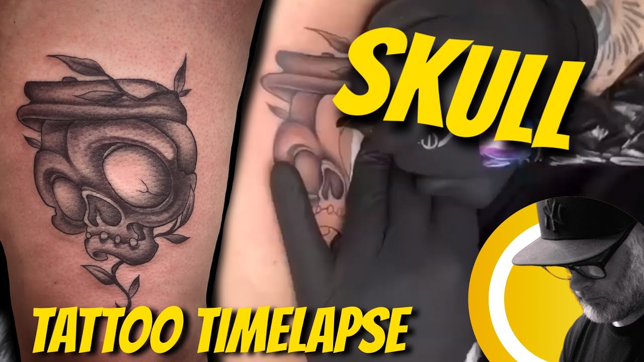 Skull Tattoo Timelapse Youtube