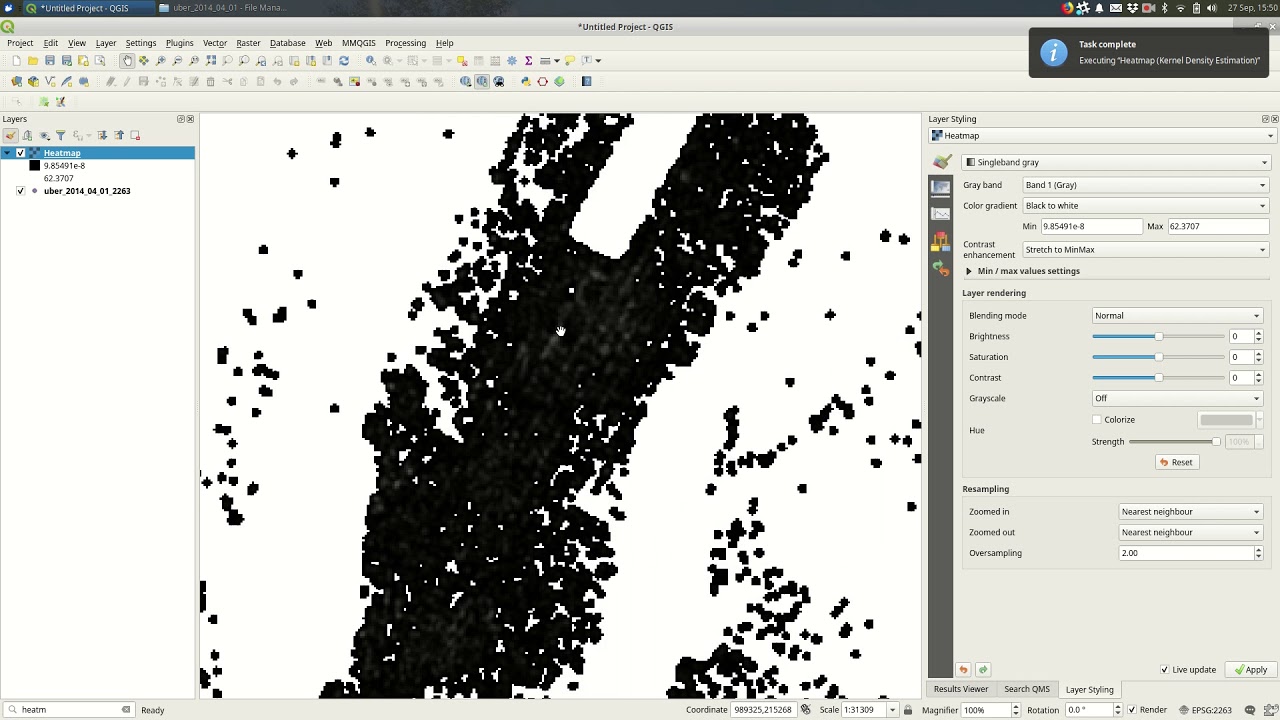 Qgis 3 Heatmaps Youtube
