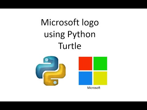 Make Microsoft Logo Using Python Turtle Microsoft Logo Using Python