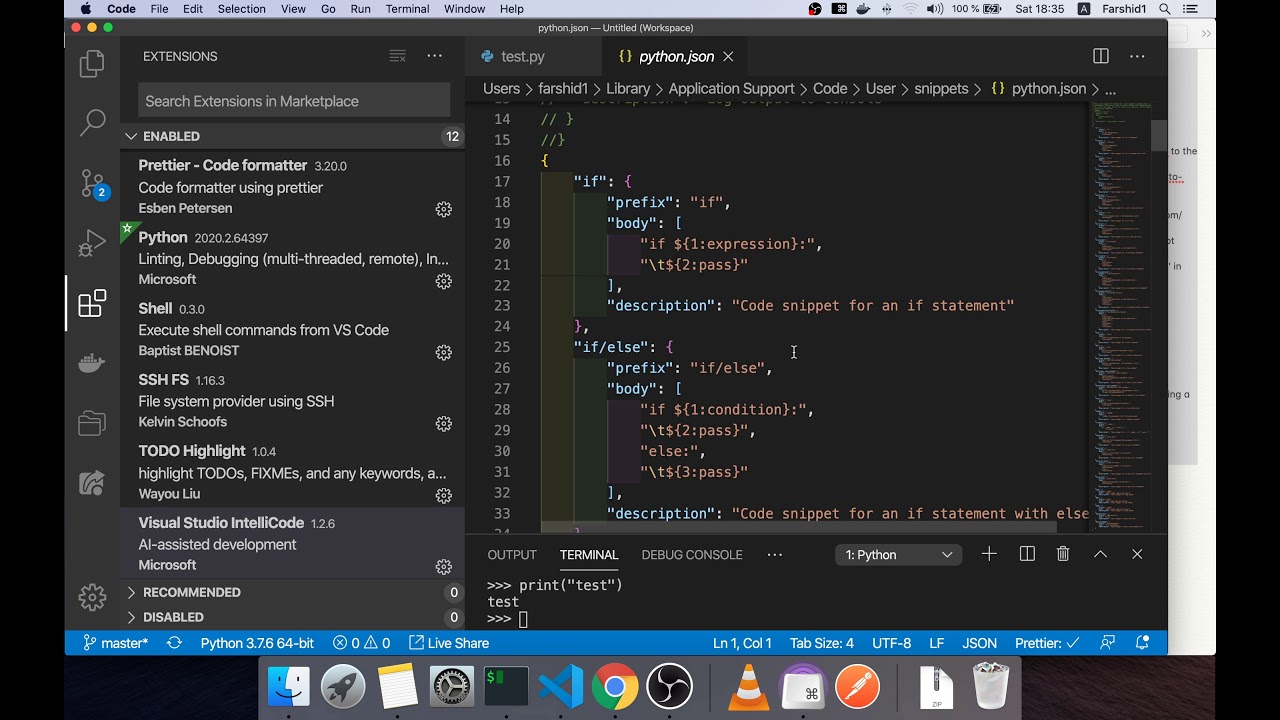 Microsoft Visual Studio Code Plugins Szsno