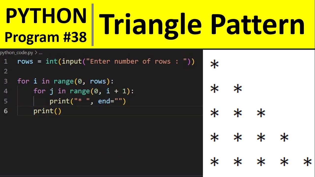 Program For Star Pattern In Python Templates Sample Printables