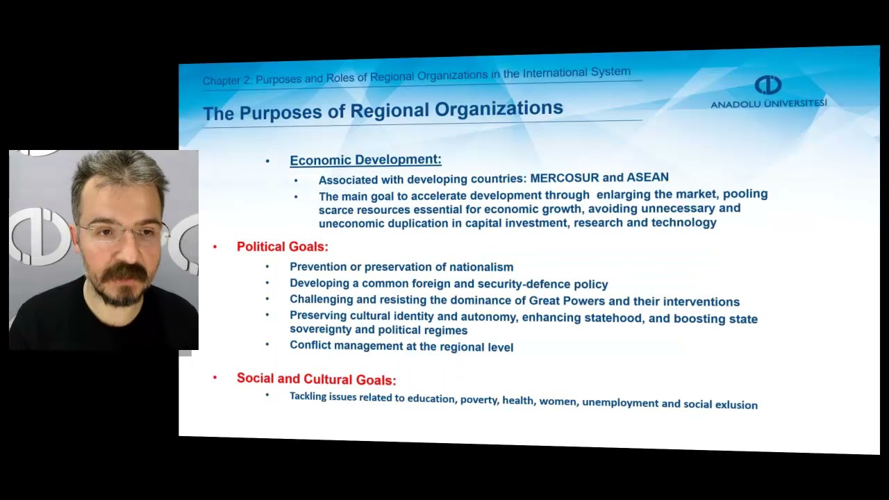 Regional Organizations Chapter 2 Summary Youtube