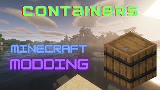 1 19 Minecraft Forge Modding Tutorial Containers Doovi