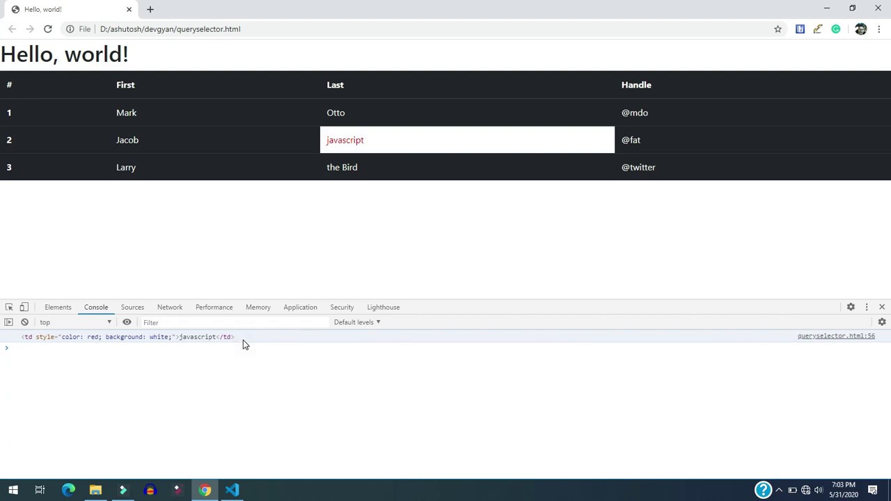 How To Select Element In Vanilla Javascript How To Use Selector And
