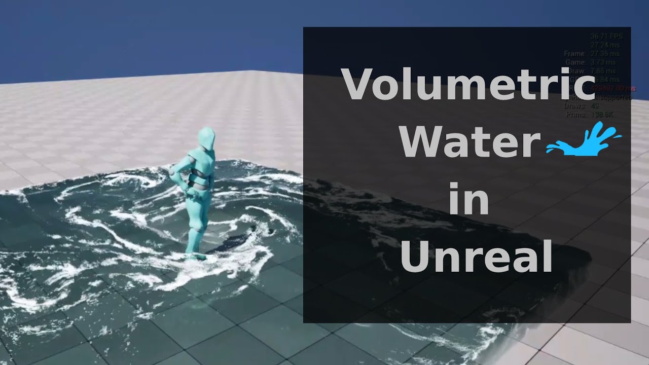 Ue5 Showcase Volumetric Liquid Interactions Ue5 Youtube