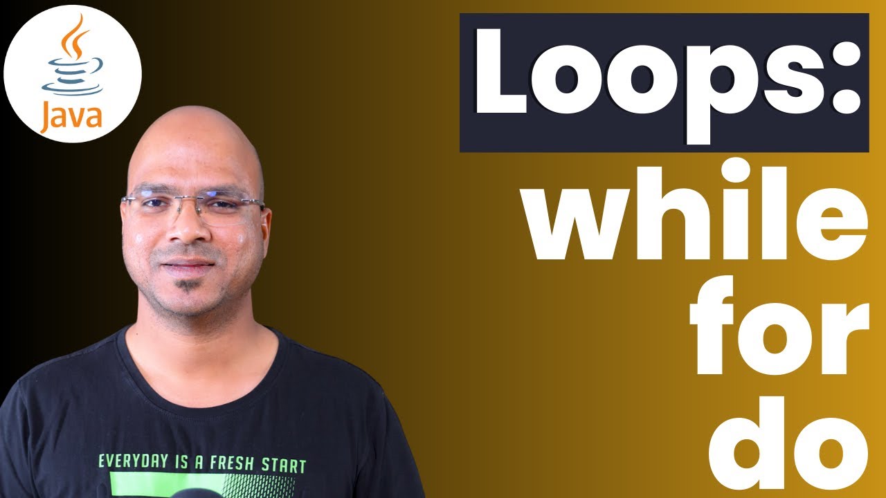 3 3 Java Tutorial While For Iteration Statement Loops Youtube