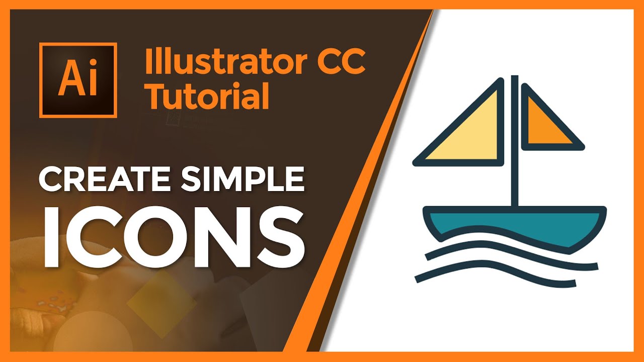 Illustrator Tutorial How To Quickly Create Simple Icons Youtube