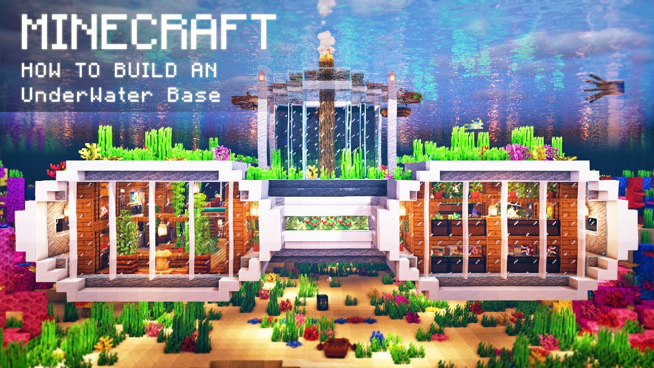 Minecraft How To Build An Underwater Base Youtube