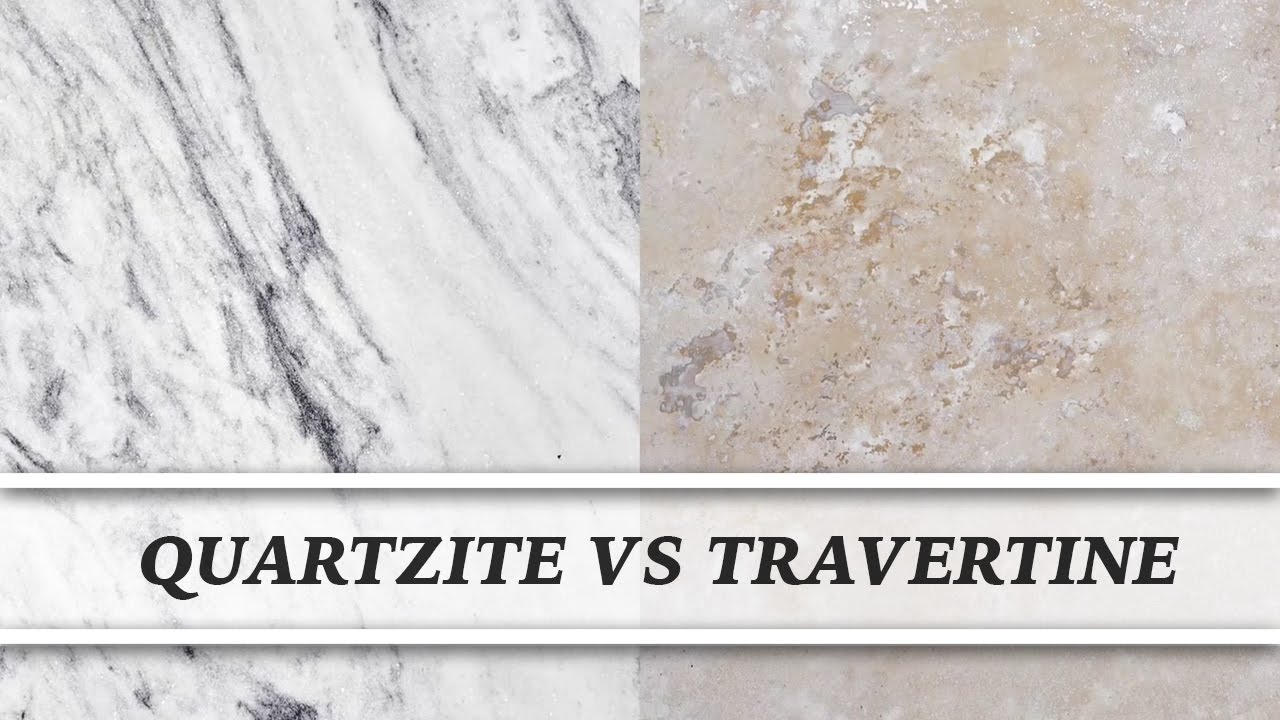 Quartzite Vs Travertine Countertop Comparison Youtube