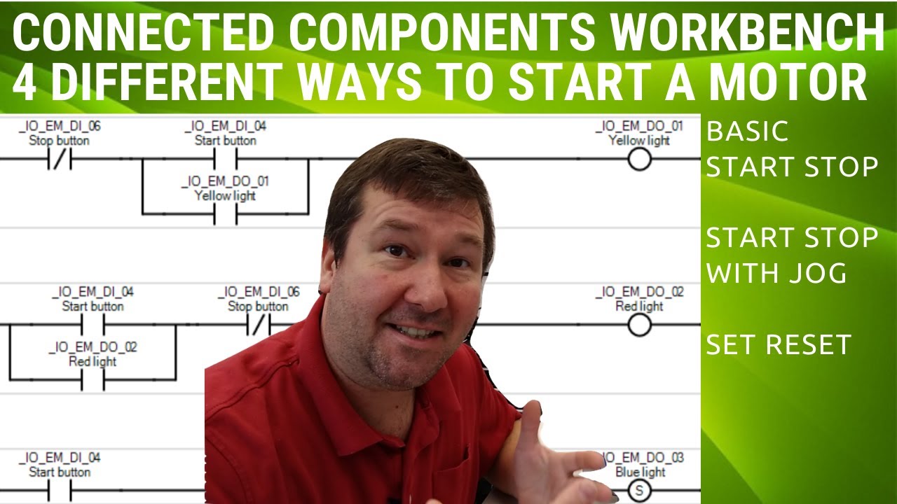 Different Ways To Program A Start Stop Control In Micro800 Youtube