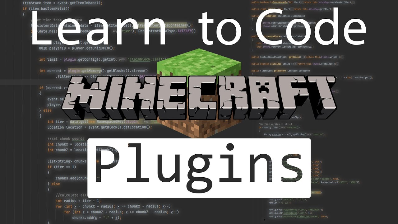 Introduction Learn To Code Minecraft Plugins Youtube