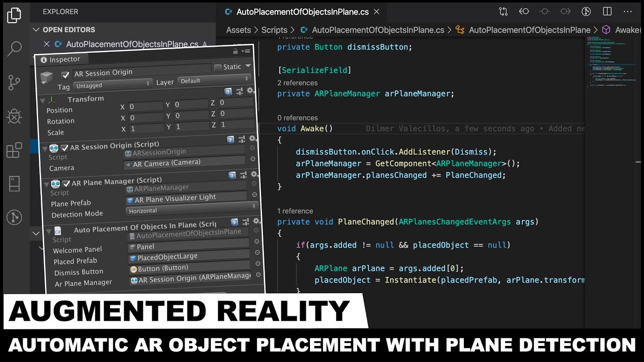 Unity3d With Ar Foundation Automatic Ar Object Placement With Ar