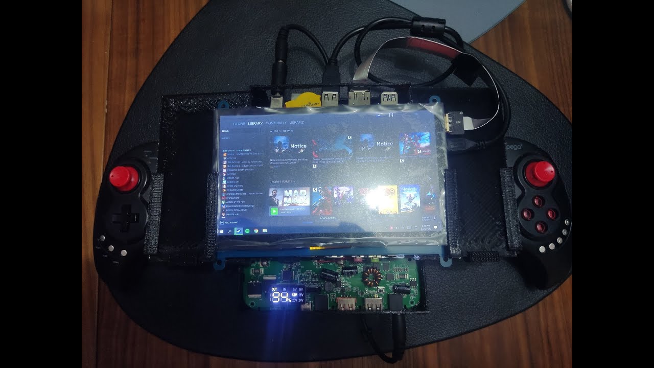 Diy Mini Pc To Gaming Handheld Youtube