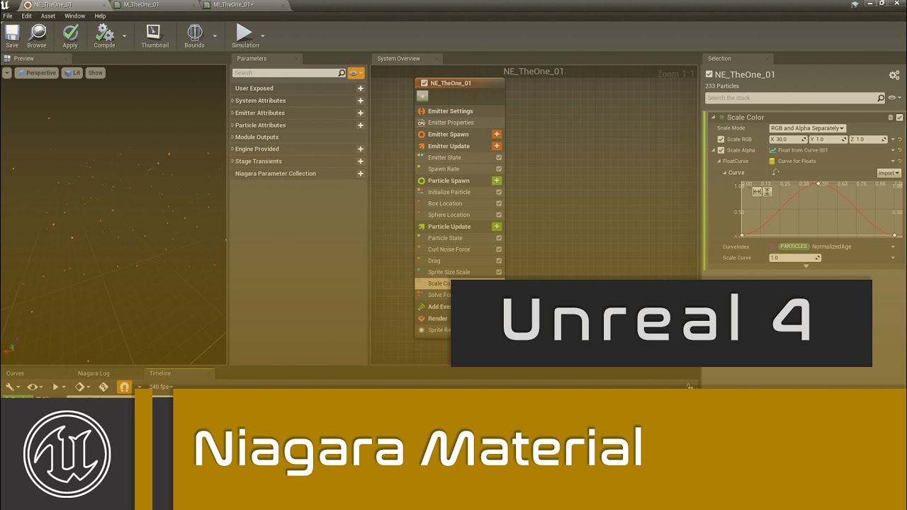 Ue4 Niagara Materials Youtube