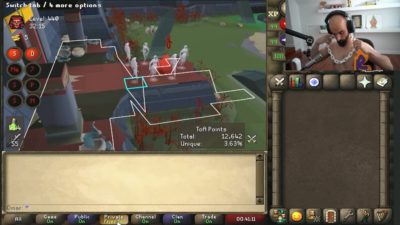 Epic Toa Challenge With Osrs Wow Creators Hardcore Minecraft