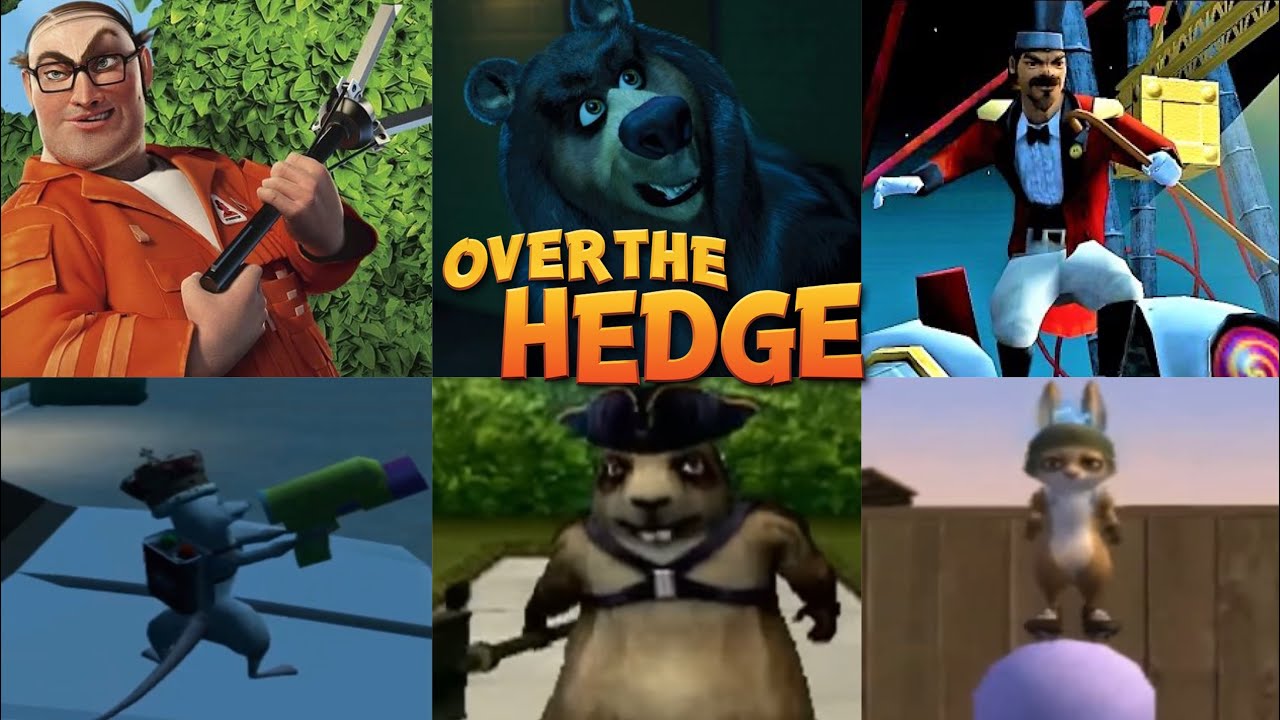 Over The Hedge Video Game All Boss Fights 4k Youtube