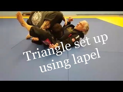 Triangle Using Lapel South Island Bjj Instructional Youtube