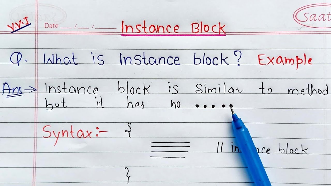 Instance Block In Java Learn Coding Youtube