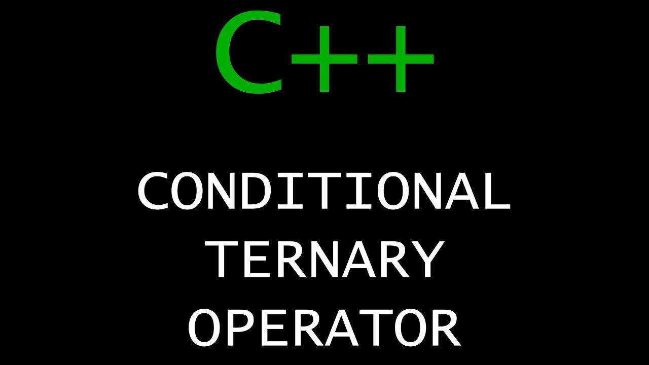 C Programming Tutorial 15 Conditional Ternary Operator Youtube
