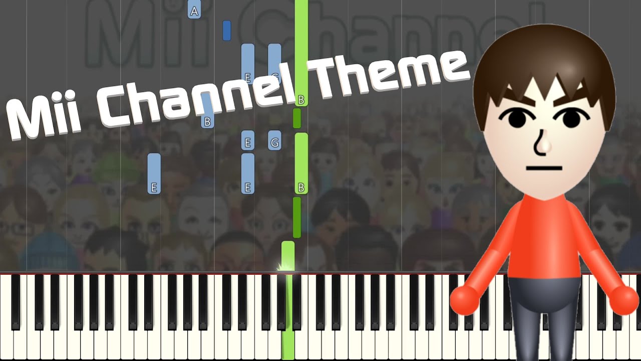 Mii Channel Theme Piano Tutorial Free Sheet Music In Desc Youtube