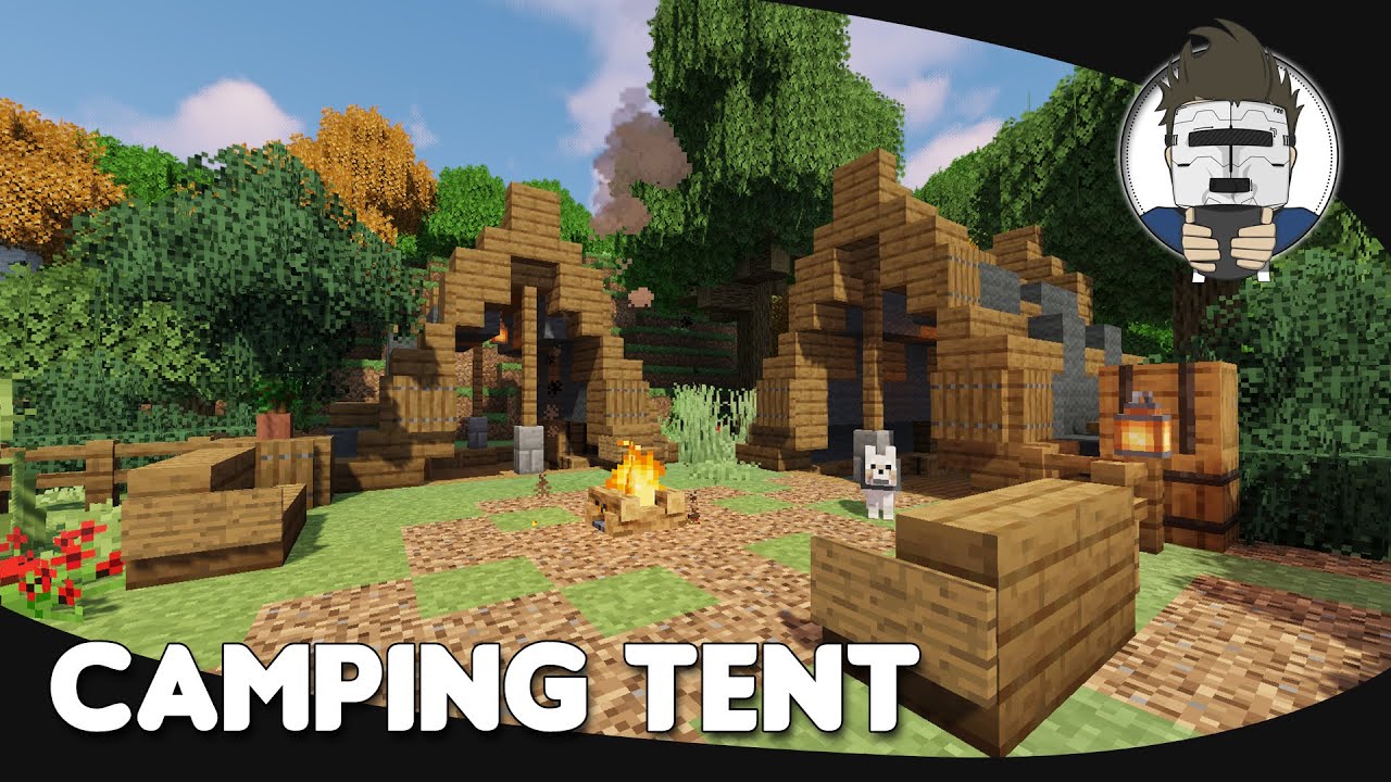 Camping Tent Minecraft Tutorial Youtube