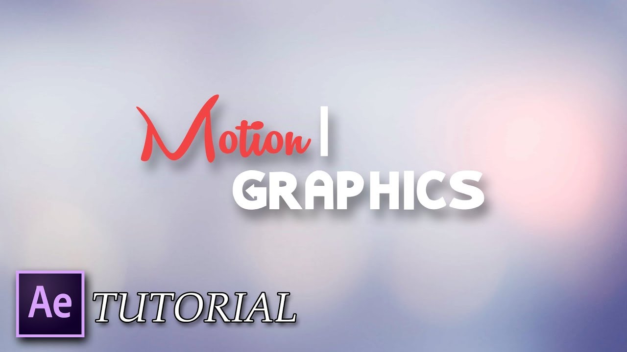 Smooth Text Motion Graphic In After Effect Aftereffect Tutorial