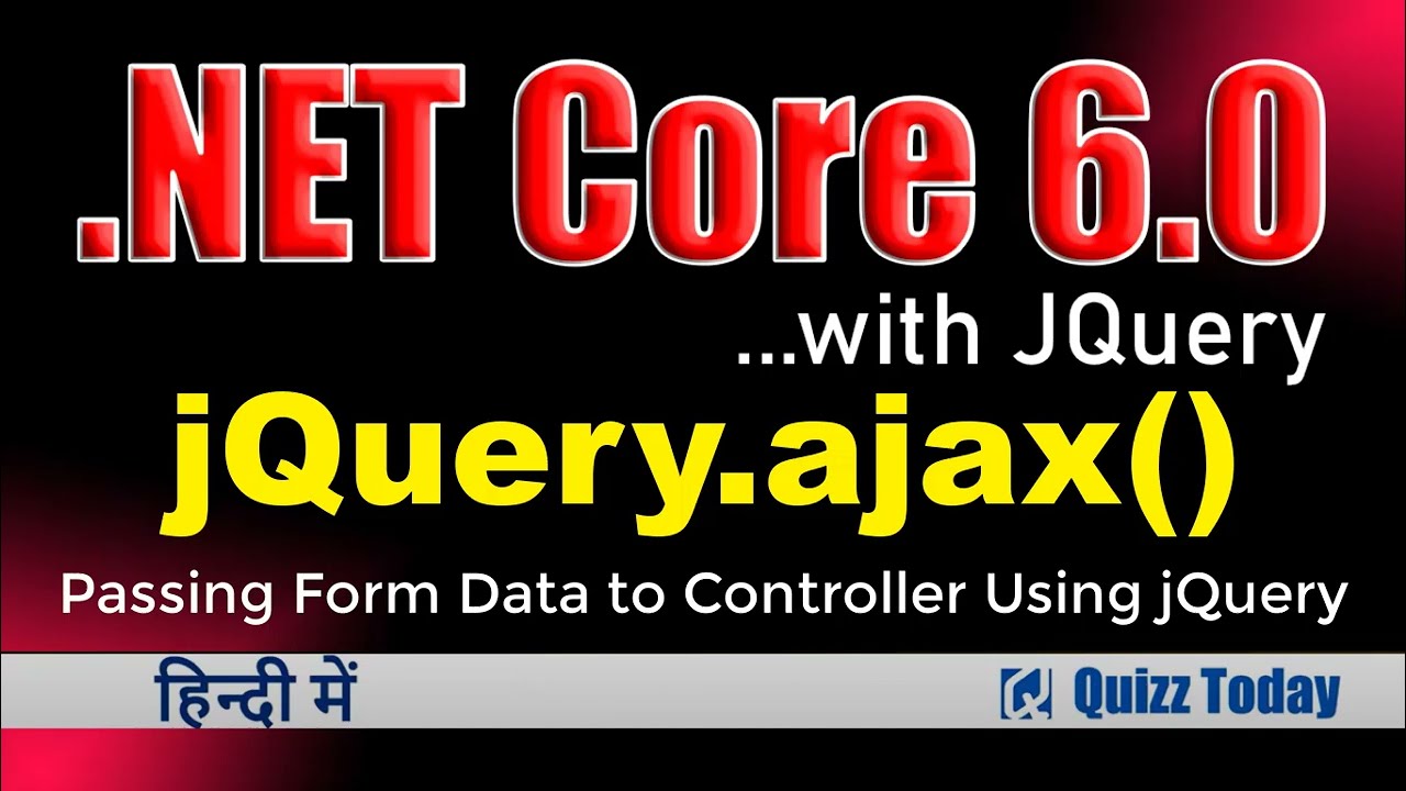 03 Passing Form Data To Controller Using Jquery Youtube